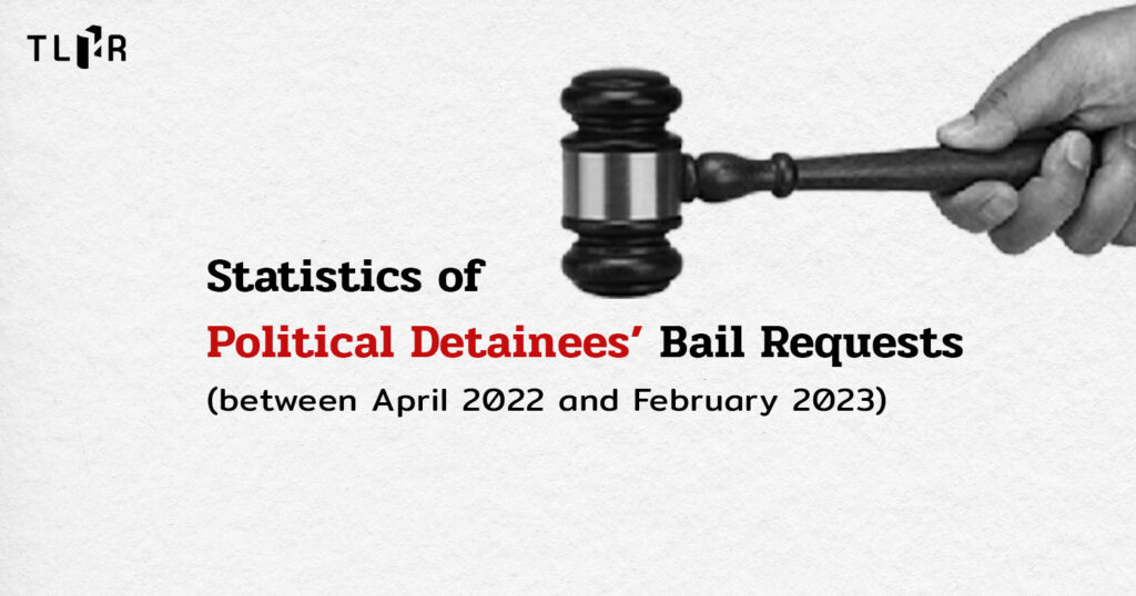 Statistics of Political Detainees’ Bail Requests between April 2022 and ...
